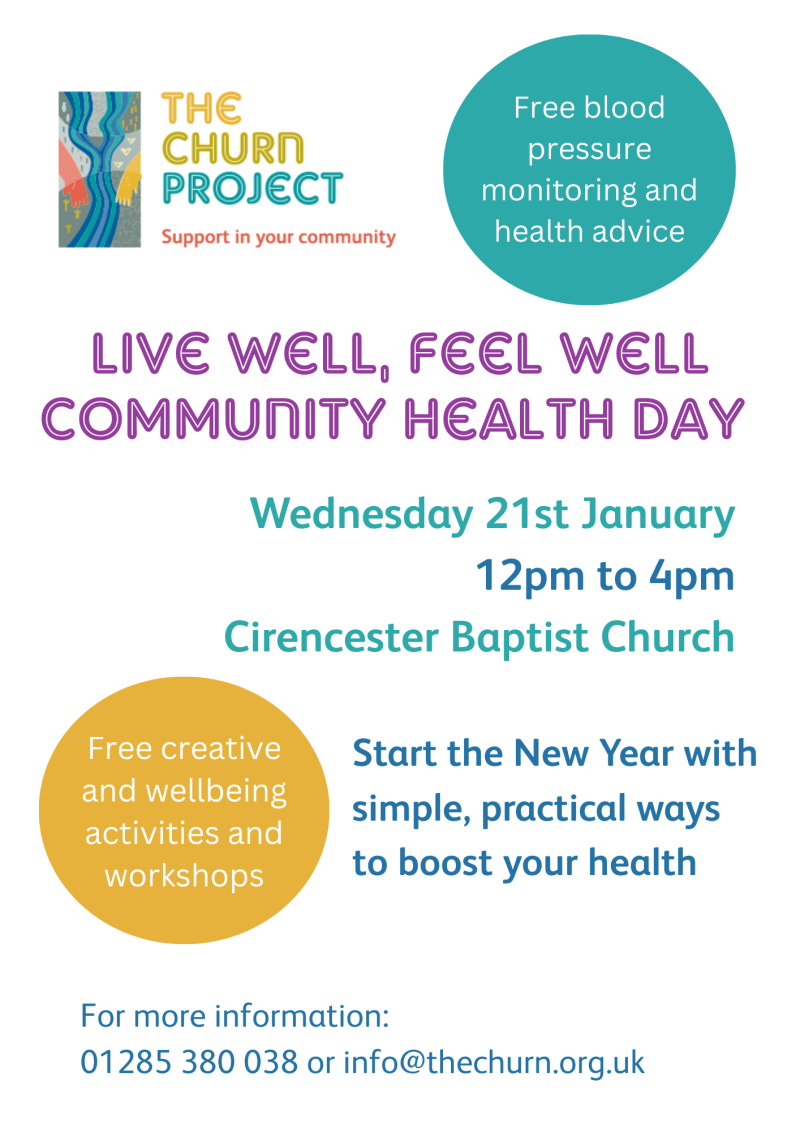 Live Well Feel Well Community Health Day comes to Cirencester
